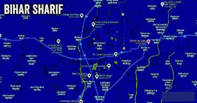 Tourist Map Guide of Bihar Sharif - meraapnabihar